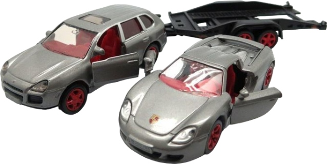 Купить машину Siku 2544 Porsche с прицепом и спорткаром (SIKU2544)