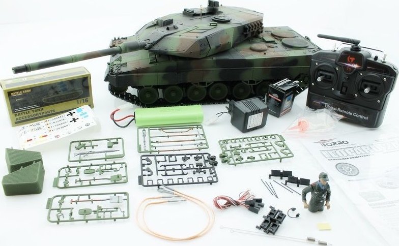Купить Радиоуправляемый танк Taigen 1к16 Leopard 2 A6 САМО